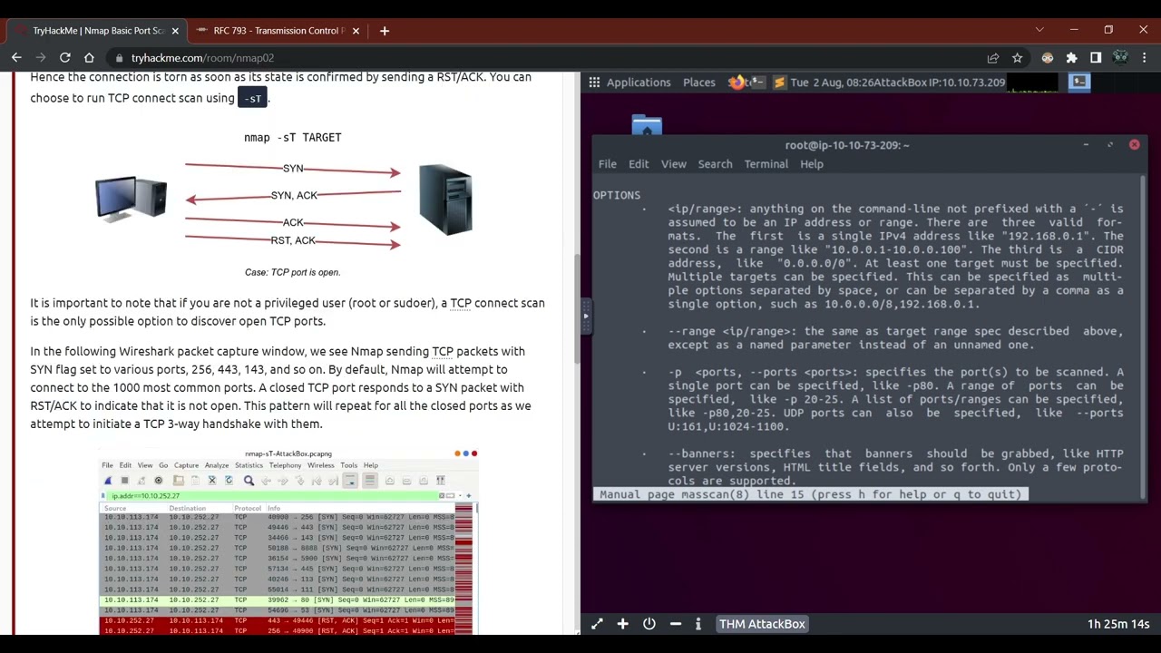 Nmap Basic Port Scans | | Tryhackme | Obscure | Obscurehustle