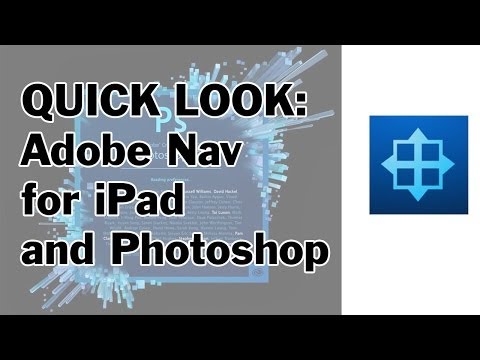 Quick look: Adobe Nav for iPad and Photoshop