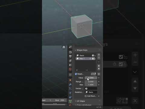 Blender - How To Animate in Vertex Level #animation #tips