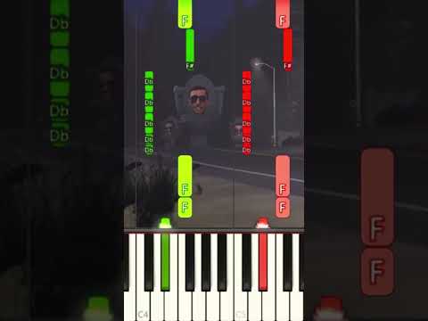 SKIBIDI TOILET SONG PIANO REMIX! #shorts