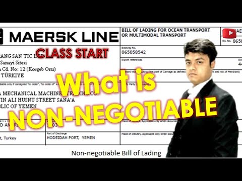 What is Non Negotiable copy || Import Export Forwarding business || Import Export Business
