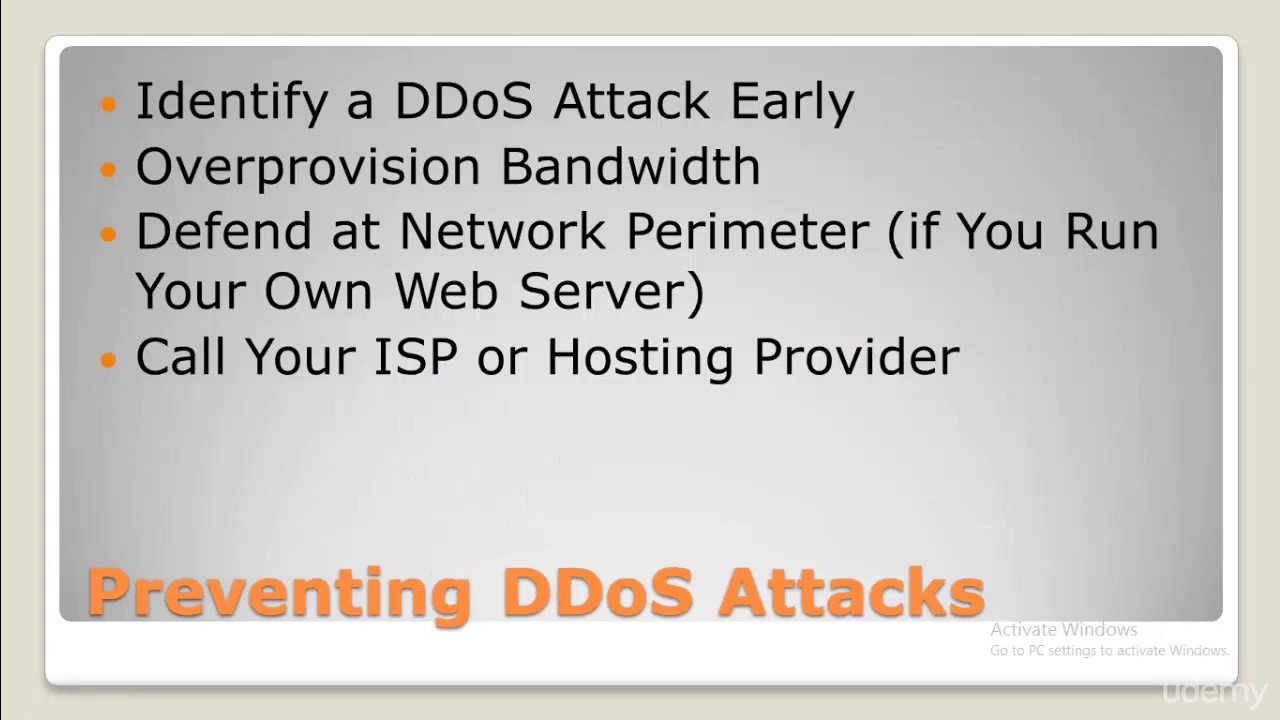 004 Preventing DDoS Attacks mp4   kali linux complete training program from scratch