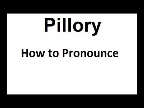 How to pronounce Pillory||How to say Pillory||Pillory Pronunciation||ABDictionary