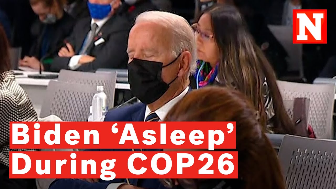 Watch: President Biden Appears To Fall Asleep During COP26 Speeches
