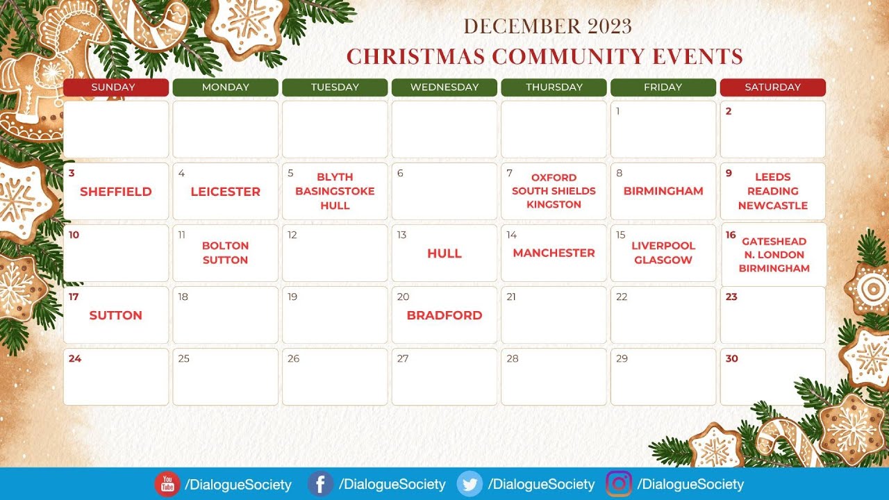Christmas Community Dinners - 2023: "Peace and Unity" - Dialogue Society