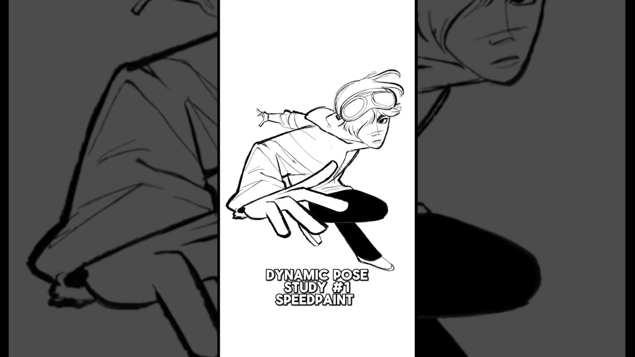 Dynamic Pose Study SPEEDPAINT