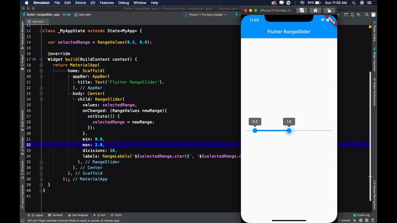 RangeSlider in Flutter #2