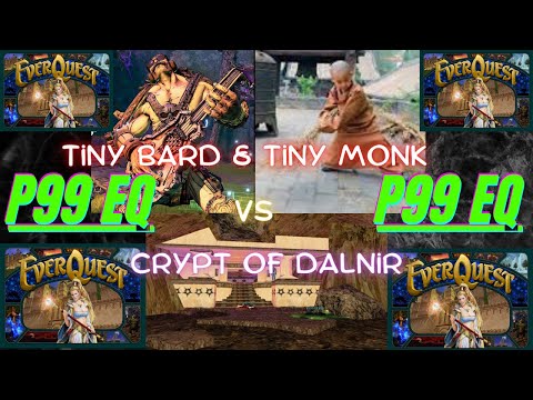 Grouping in Crypt of Dalnir EverQuest Project 1999 green / Shaman Monk Bard P99 EQ Level 31