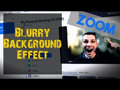 Zoom Blurry Background Effect