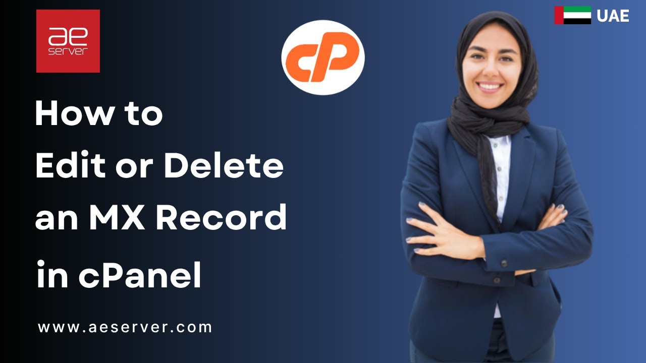 How to edit or delete MX Record in cPanel using the DNS Zone Editor with AEserver