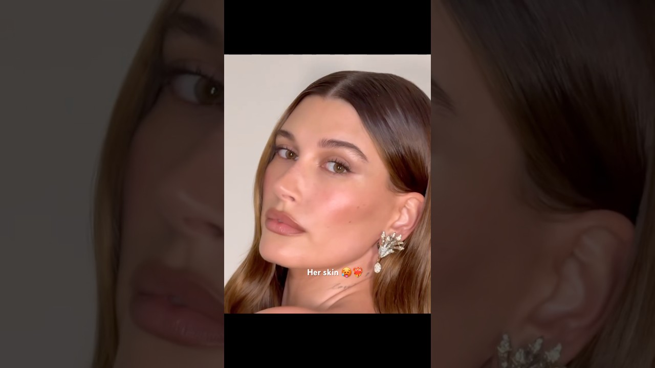 Her skin 🥵❤️‍🔥 hailey bieber new viral video #haileybieber #goviral #fashion #trending #newshorts