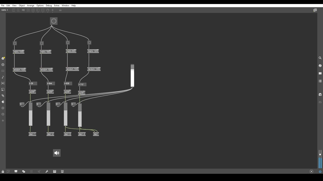 Generative Microtonal Sine Waves | Max/MSP