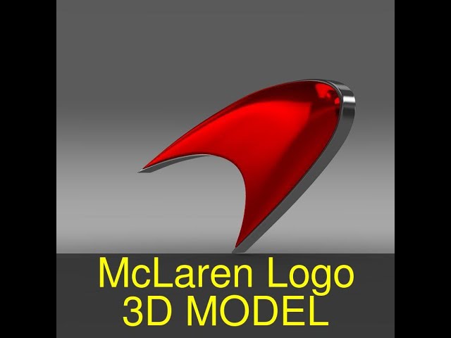 McLaren Logo 3D Model - FlatPyramid