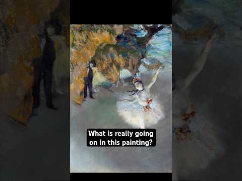 What is really going on in this painting? #art #arthistory #hiddenmeanings #ballet #ballerina
