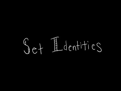 Discrete Math 2.2.2 Set Identities
