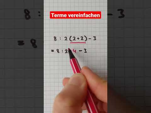 Terme vereinfachen | Easy erklärt! | stud3s #shorts