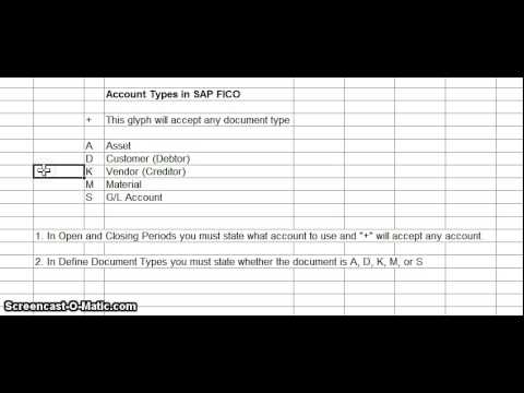 24. Document types in SAP FICO