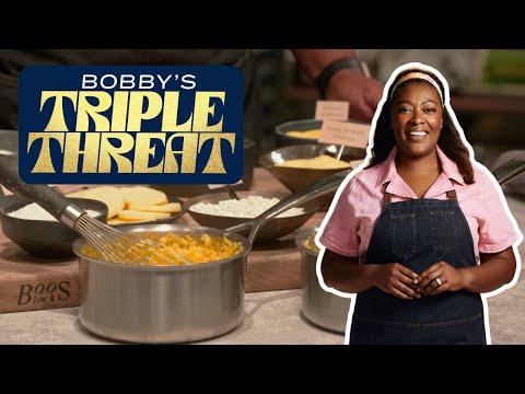 Tiffany Derry Talks Grits vs. Polenta | Bobby's Triple Threat | Food Network