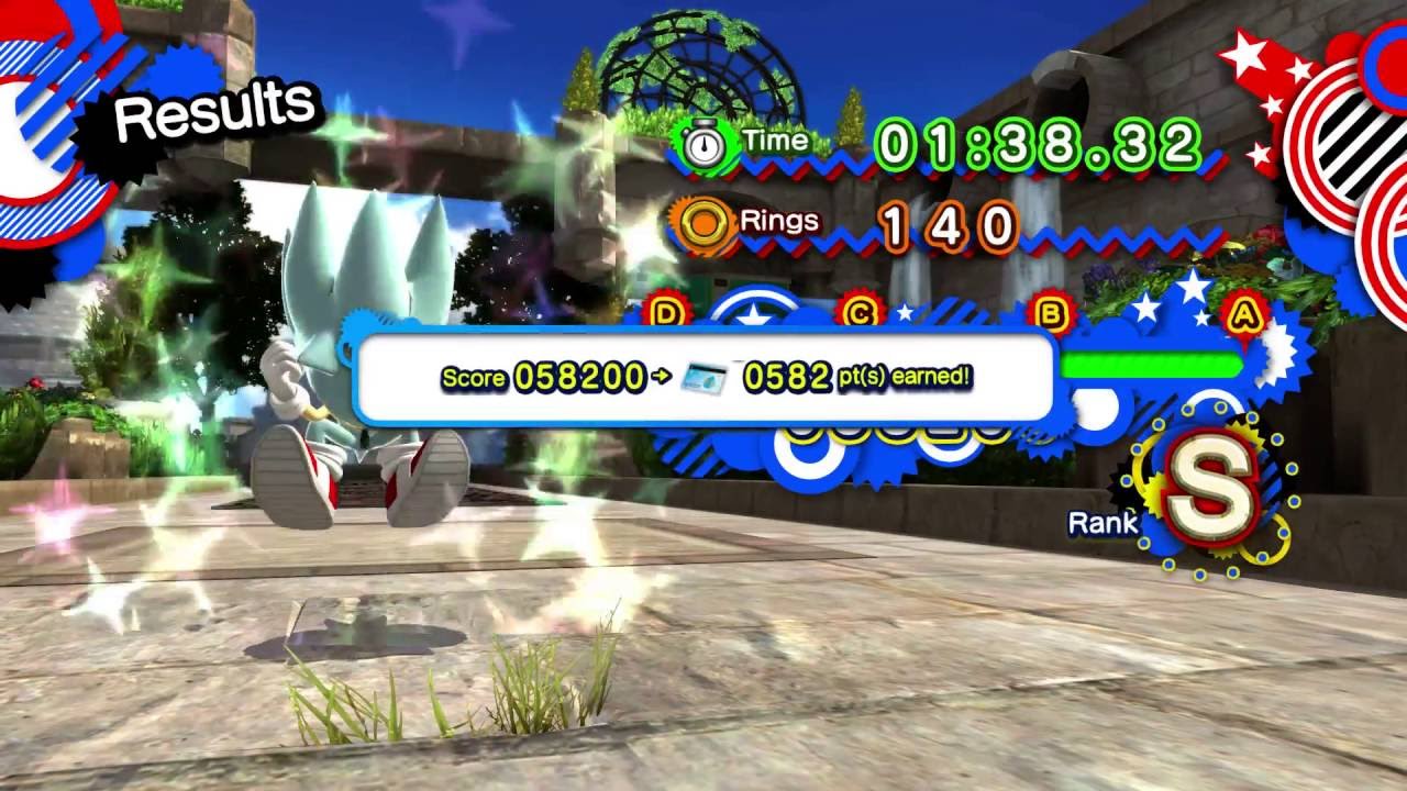 SONIC GENERATIONS-SUPER/HYPER SONIC ON ROOFTOP RUN ACT 2 (01:38:32)