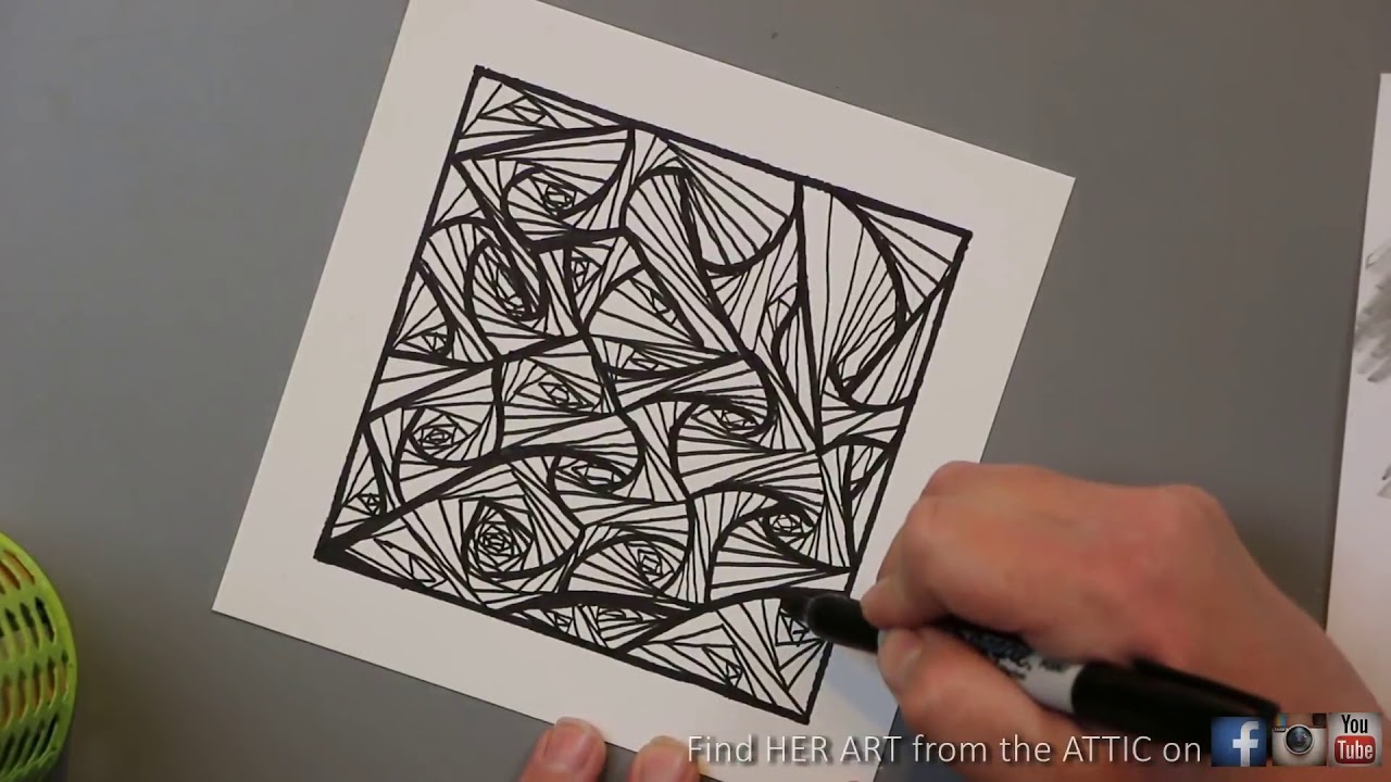 6 Optical Illusion Drawing Techniques & Patterns