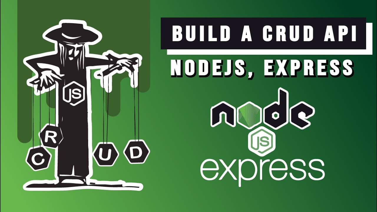 Build a REST API with Node.JS and Express | CRUD API Tutorial