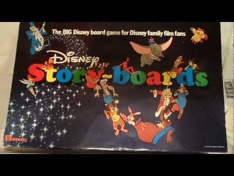 RARE MADE IN ENGLAND DISNEY STORY-BOARDS BOARD GAME