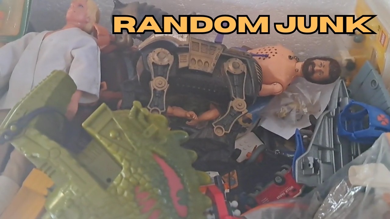 Unboxing a Mystery Box of Vintage Toys - He-Man, G.I. Joe, Matchbox & LEGO