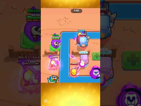 Box Break Battle – Bear Wins or Machine?! 🧱💥#brawlstars #viralgameplay #viralvideo #gaming #brawl