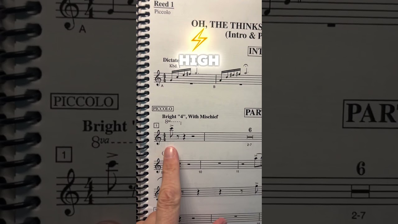 Cracking open new music to a high C #piccolo