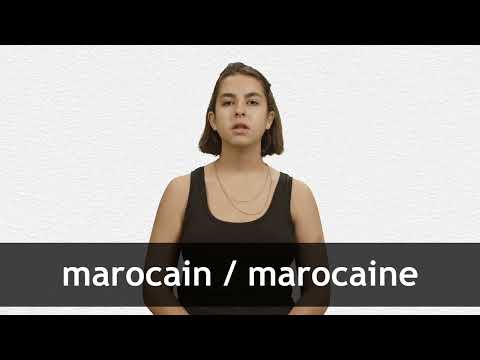 English Translation of “MAROCAIN” | Collins French-English Dictionary
