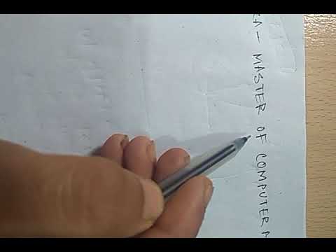 Full form of mca