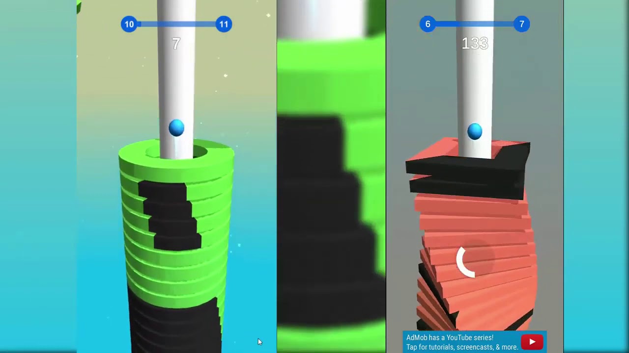 Buy Source Code - Stack Ball Gameplay Demonstration