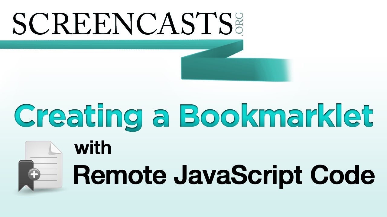 Creating a Bookmarklet with Remote JavaScript Code