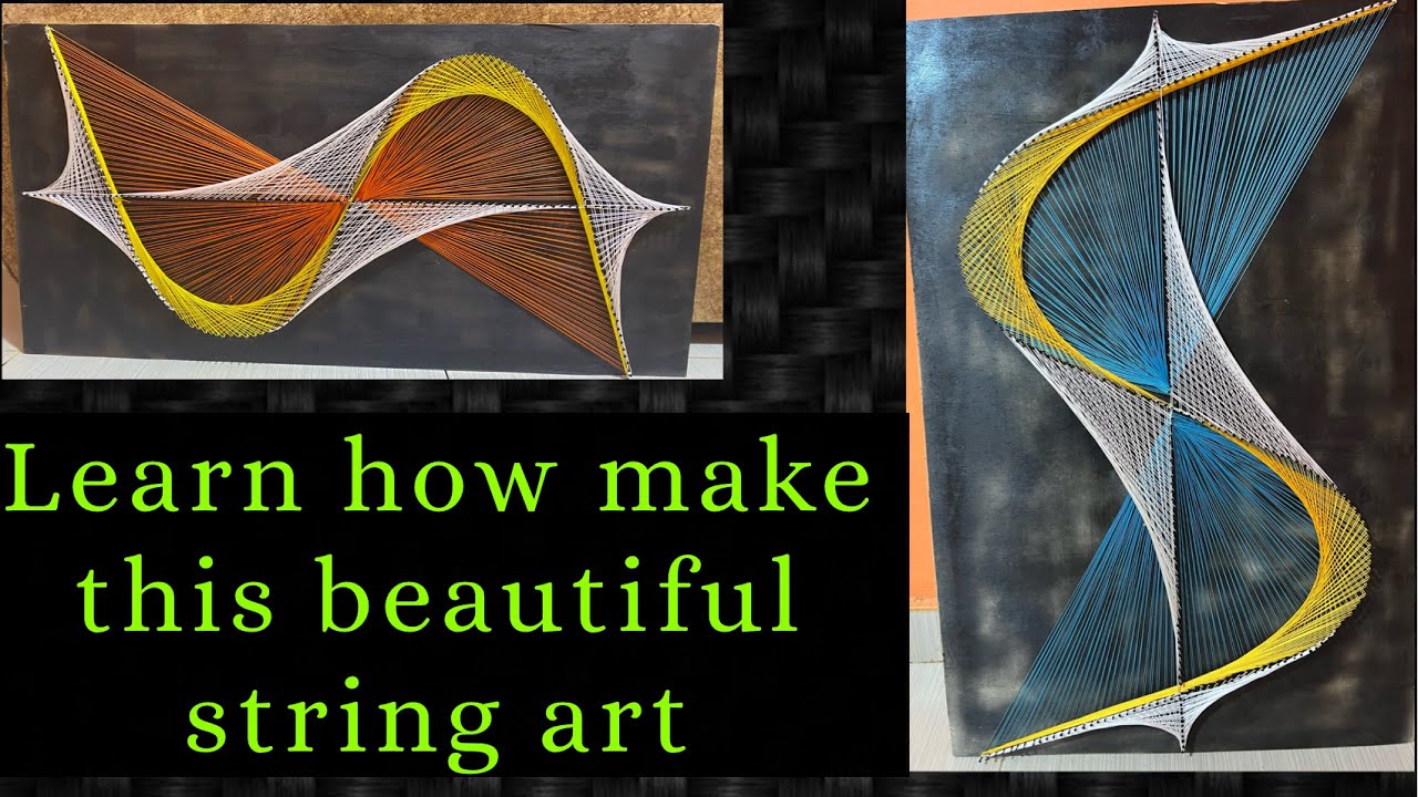 Mandala art# string art wave pattern Part 2