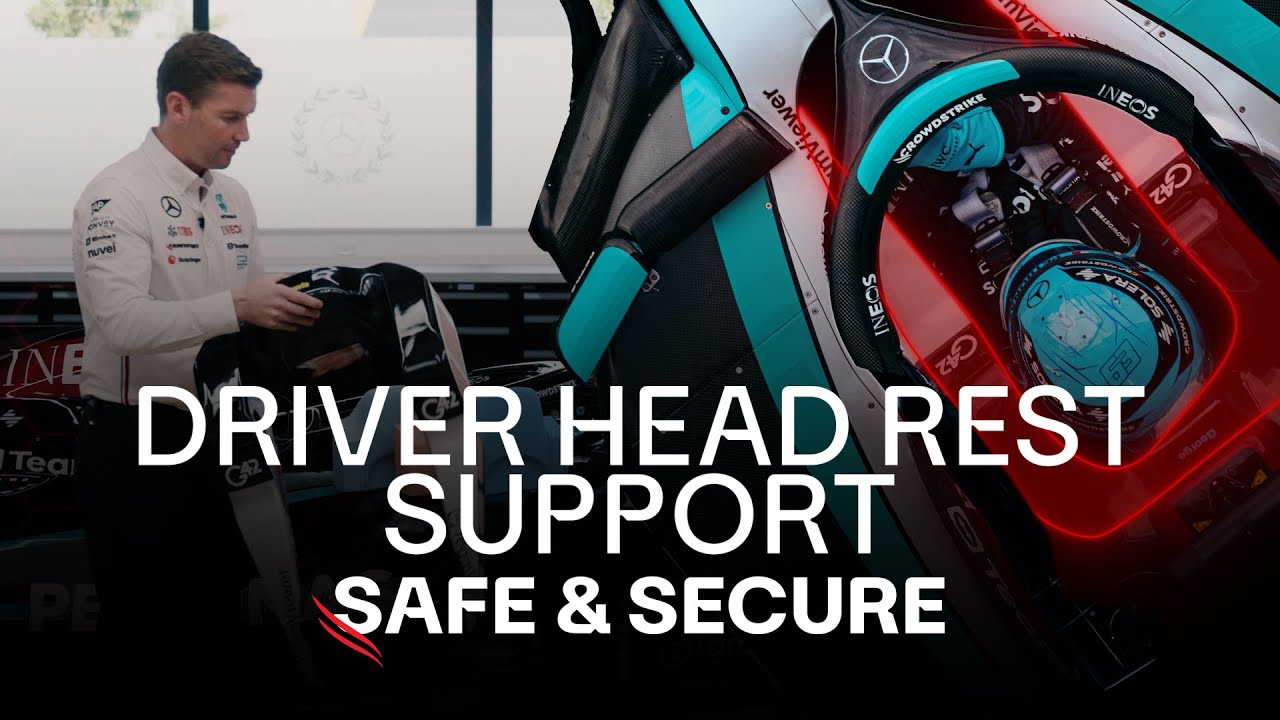 The Integral Role of the F1 Driver's Headrest | Safe & Secure x Crowdstrike