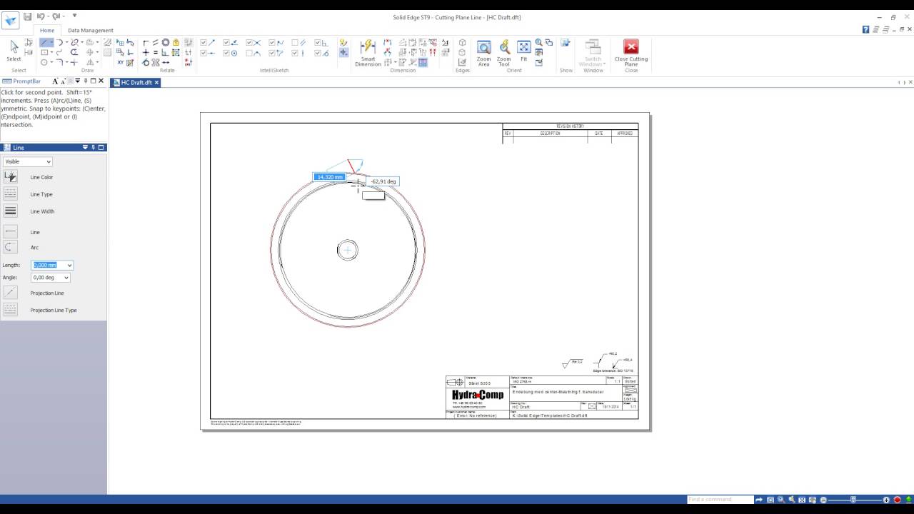 Solid Edge: How to make a section view
