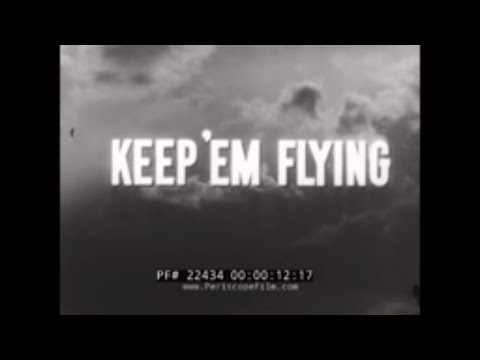 U.S. ARMY AIR FORCE TECHNICAL COMMAND "KEEP EM FLYING" WWII JOB PLACEMENT FILM 22434