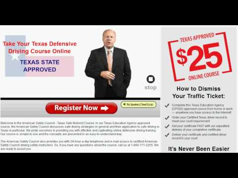 Texas Defensive Driving Online Course Video.avi