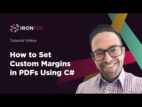 How to set Custom Margins in PDFs C# | IronPDF