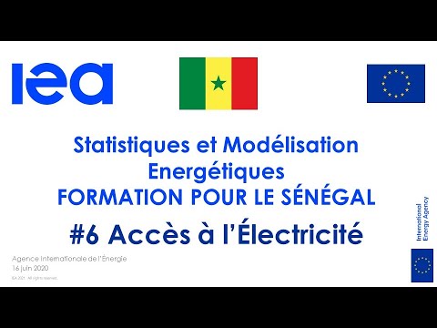 Formation AIE – Sénégal statistiques et modélisation : l’accès à l’électricité