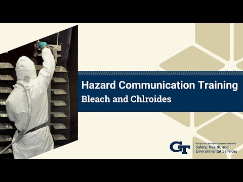 Hazard Communication Training: Bleach and Chlorides