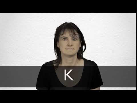 How to pronounce K in British English