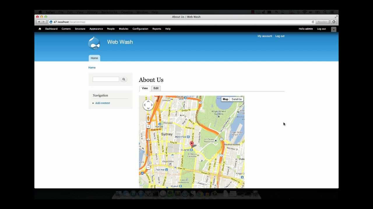 Using Location Map Module In Drupal 7