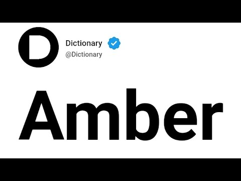 Amber Meaning In English