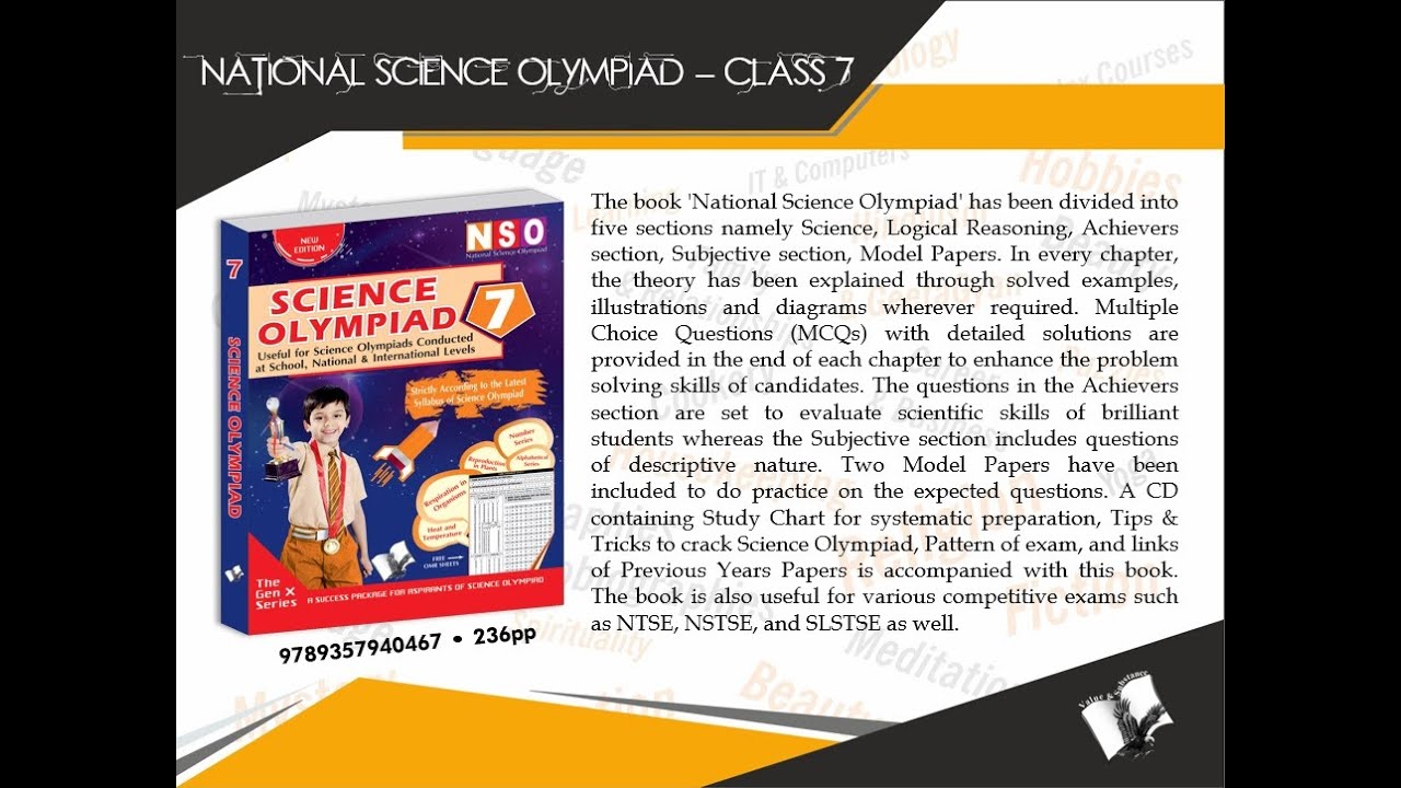 National Science Olympiad - Class 7 (With OMR Sheets)