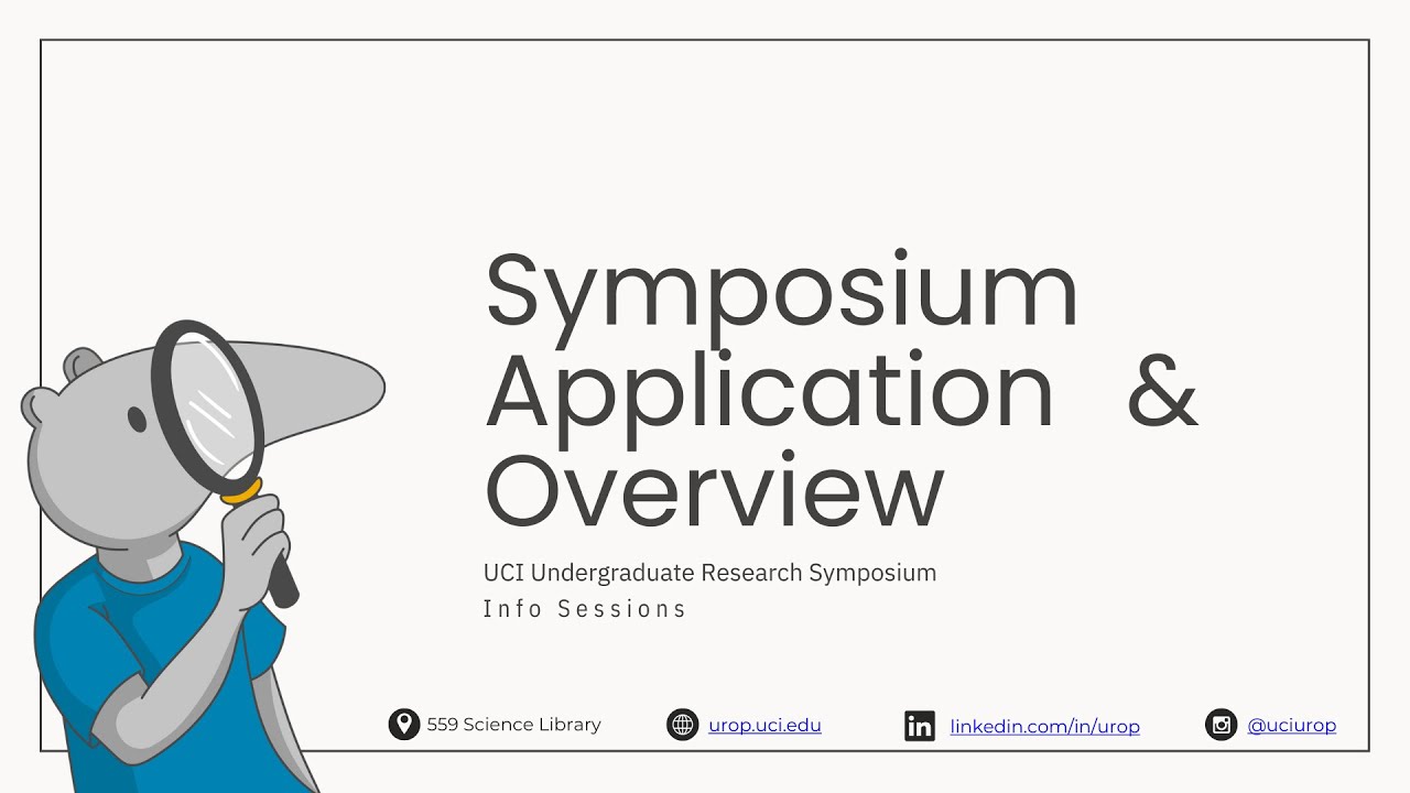 2025 Symposium Application Overview Info Session