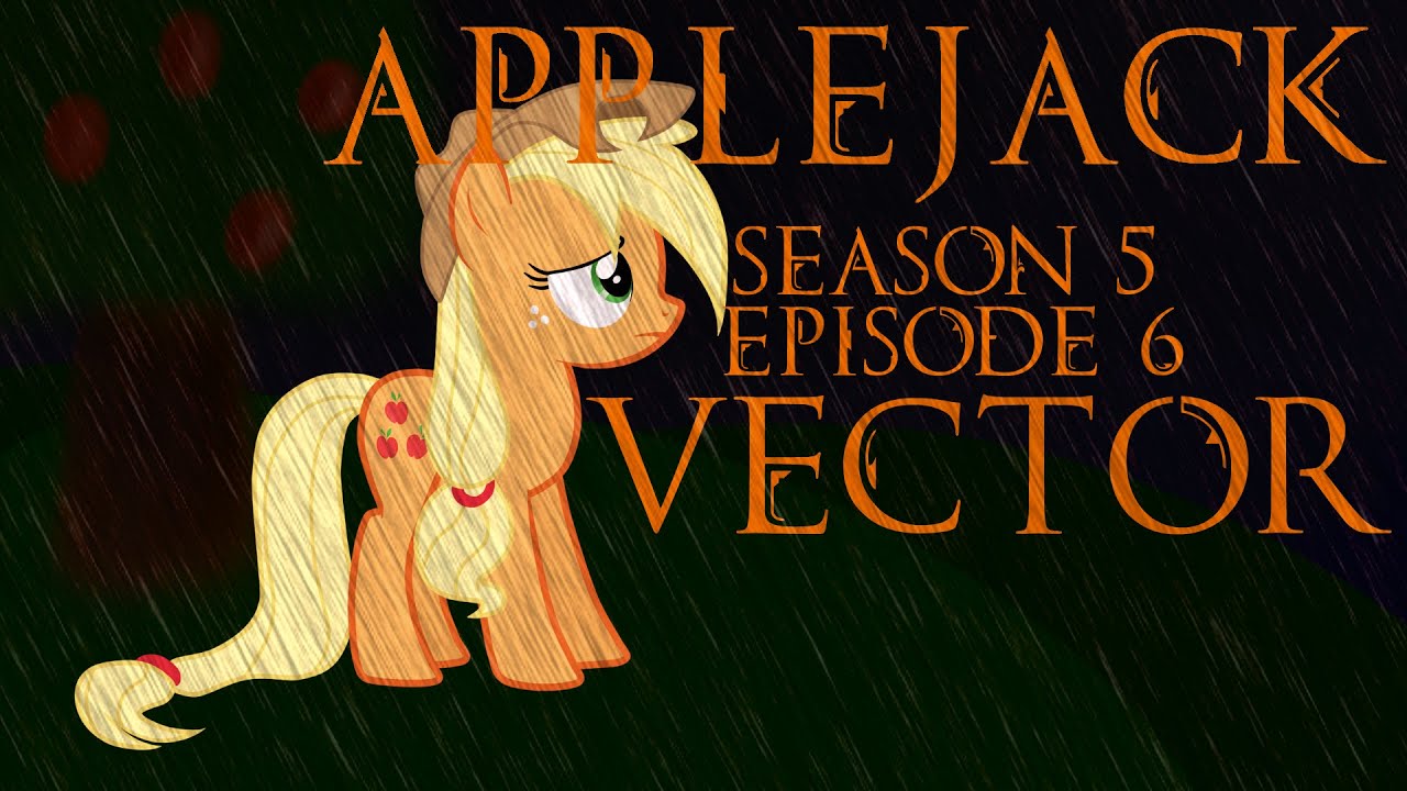 [Speedpaint/Vector] Applejack wet (S5 E6)