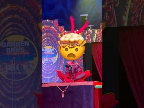 Trio Balancing Act in Red | Garden Bros Circus