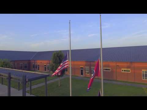 Flags at half staff