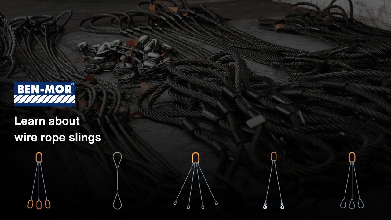Learn about wire rope slings - Ben-Mor